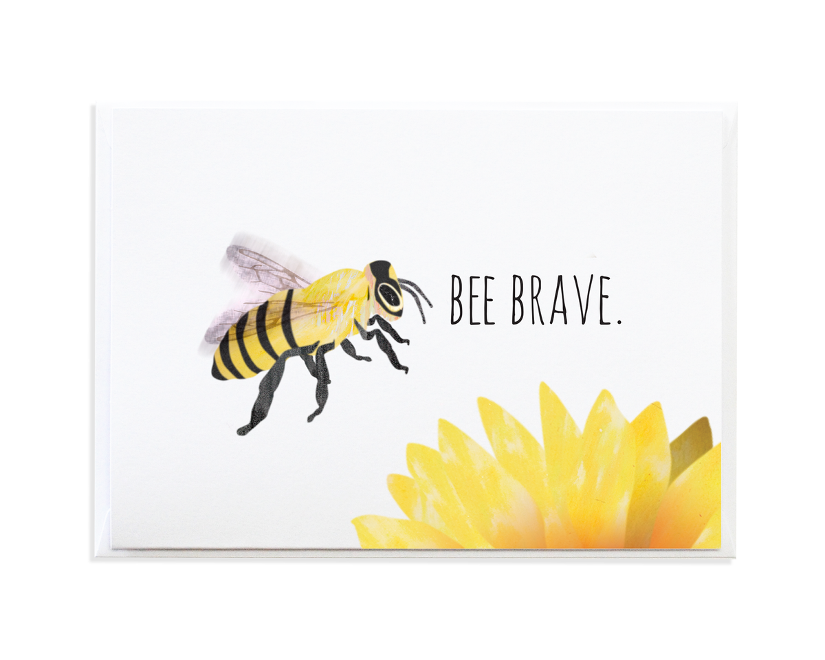 Bee Brave Card – Anne Green Design